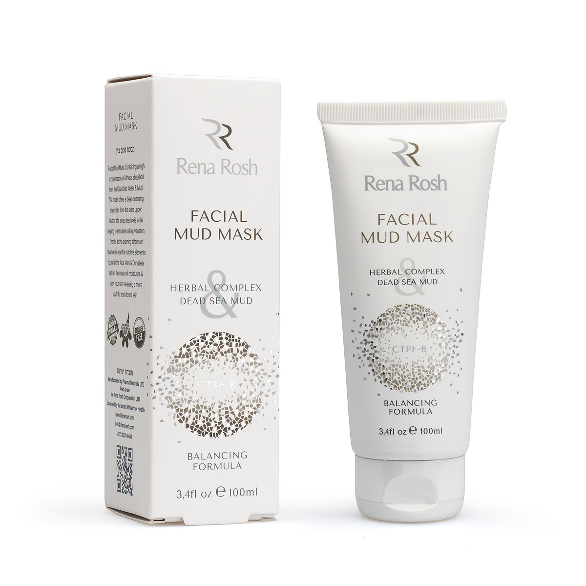Facial mud mask, 100ml